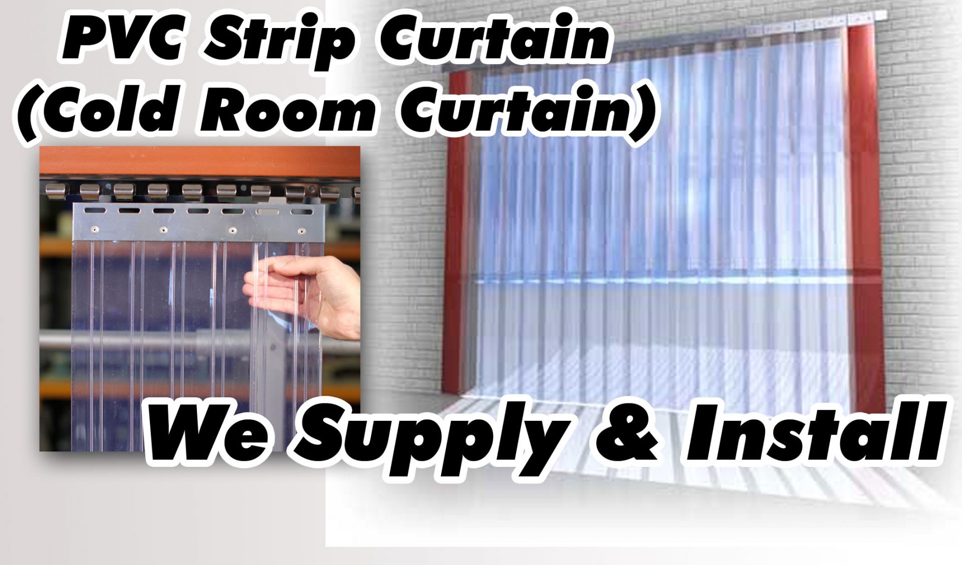 PVC Strip Air Curtain | Solar Cooling & Ventilation LTD